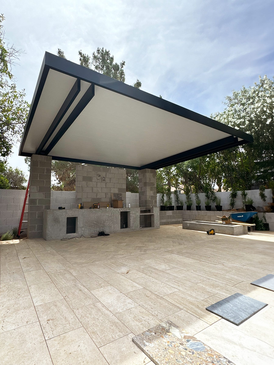 4K Aluminum Pergola Installation - JLC Enterprises