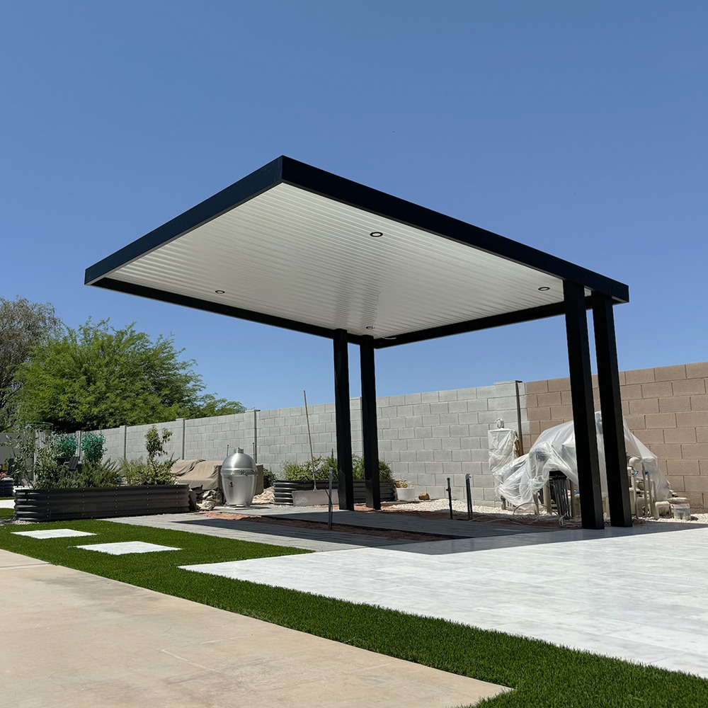 4K Aluminum Pergola Installation - JLC Enterprises